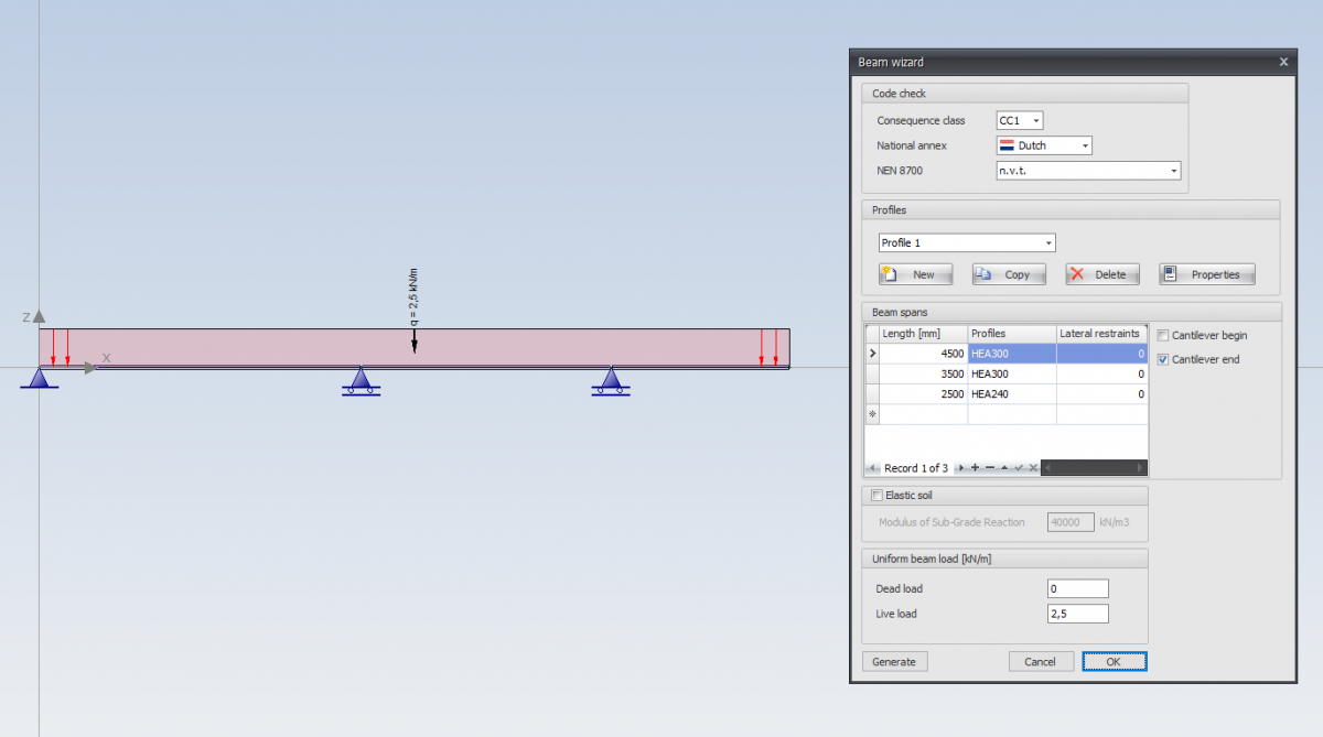 Beam Wizard - Struct4u