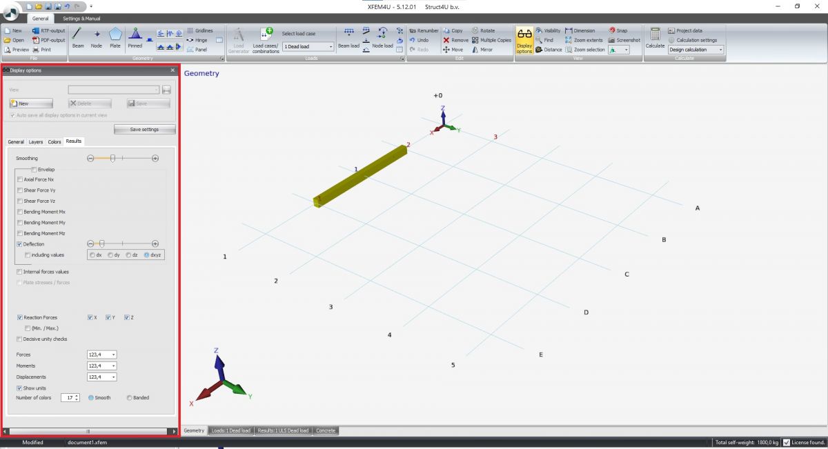 XFEM4U UI - Struct4u