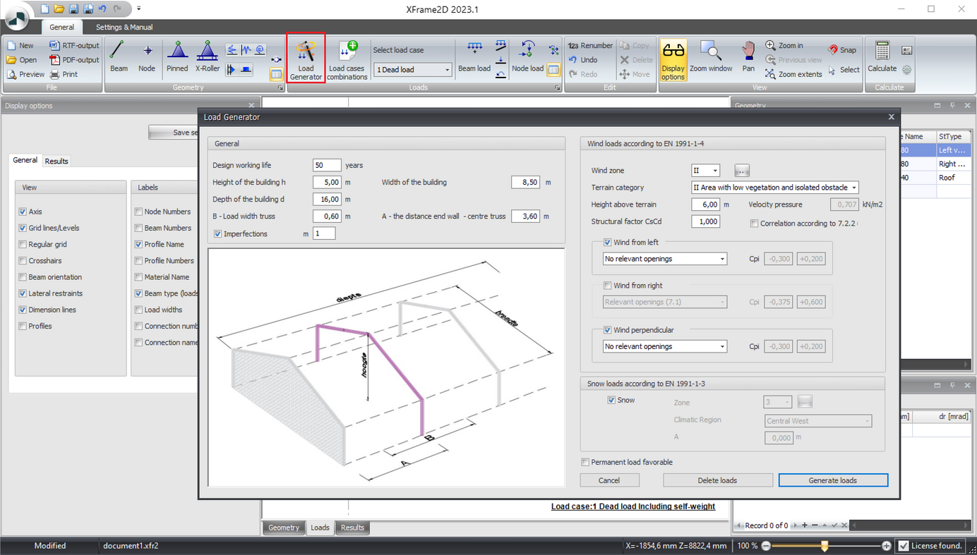 XFrame2D Load Generator - Struct4u