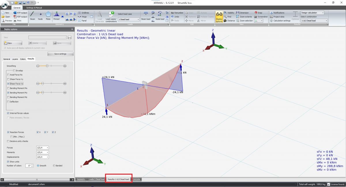XFEM4U UI - Struct4u